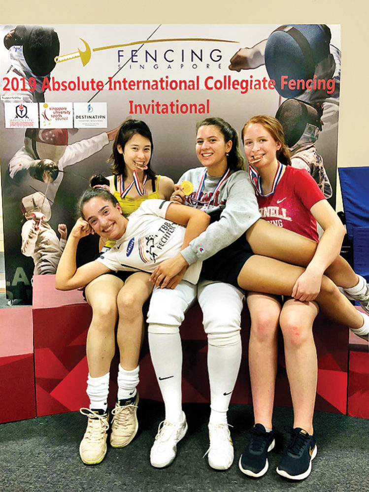 Gillian Harrill’s Cornell University Fencing Team wins Gold in ...